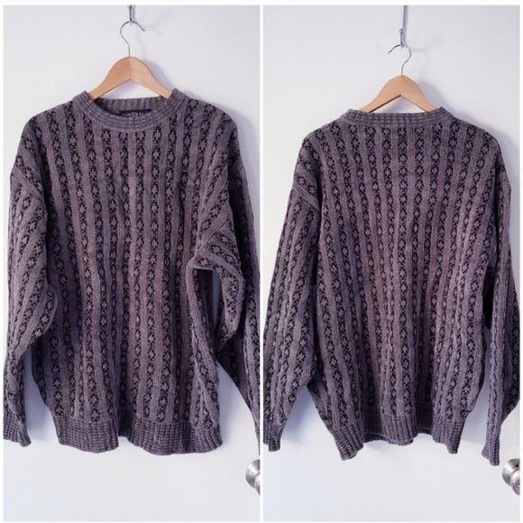Chereskin | Sweaters | Vintage Chunky Knit Oversized Sweater Sz L ...